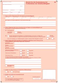 Muster 52 - Bericht bei Fortbestehen der AU