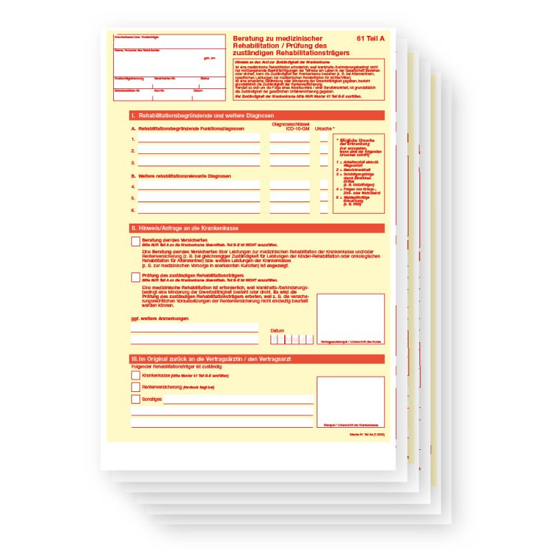 Muster 55 - Beschein. schwerw. chronischer Erkrankung